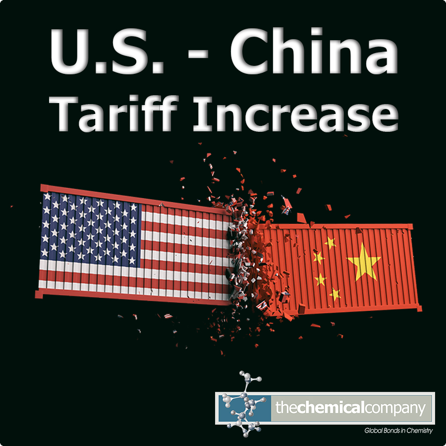 China Import Duty Increases To 25 The Chemical Company China Import Duty Increases To 25 The Chemical Company